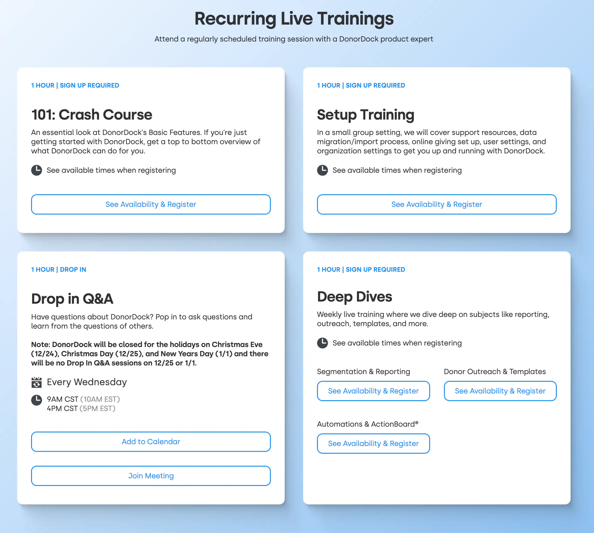 Donor Management Simplified